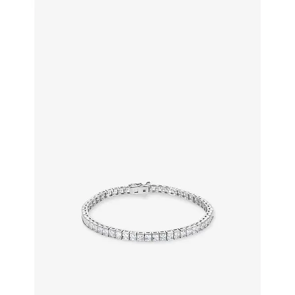 CARAT* LONDON Kayla Tennis Bracelet - Silver