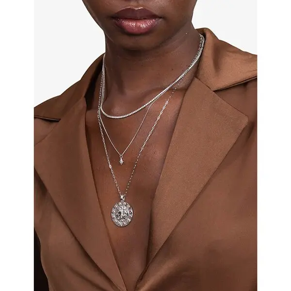ASTRID & MIYU Leo Zodiac 925 Sterling Necklace