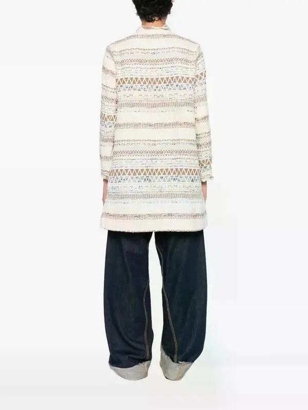 BYE Geometric Fringed Jacket