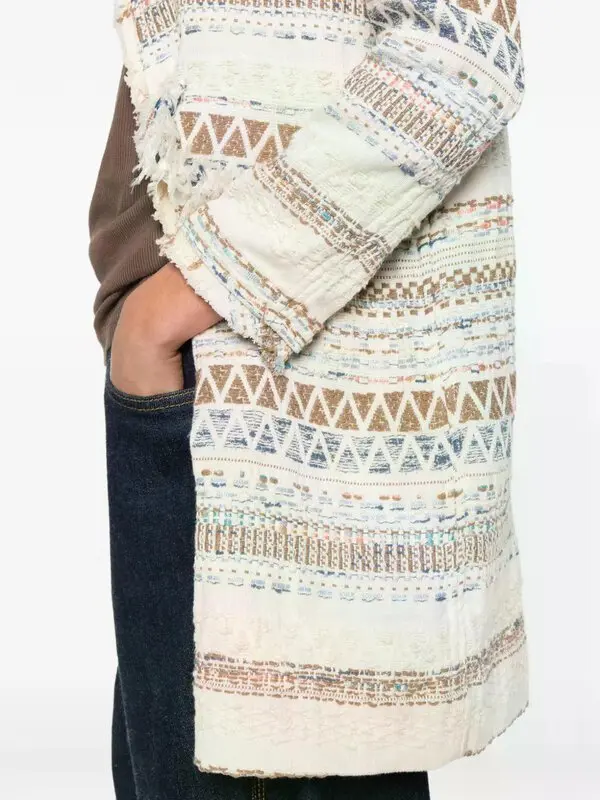 BYE Geometric Fringed Jacket
