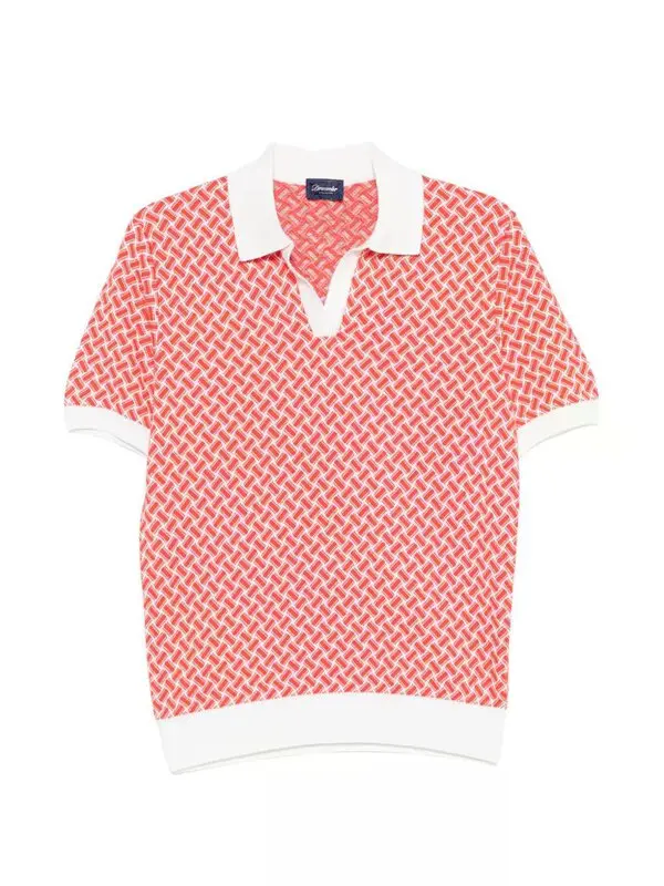 DRUMOHR Geometric-pattern T-shirt