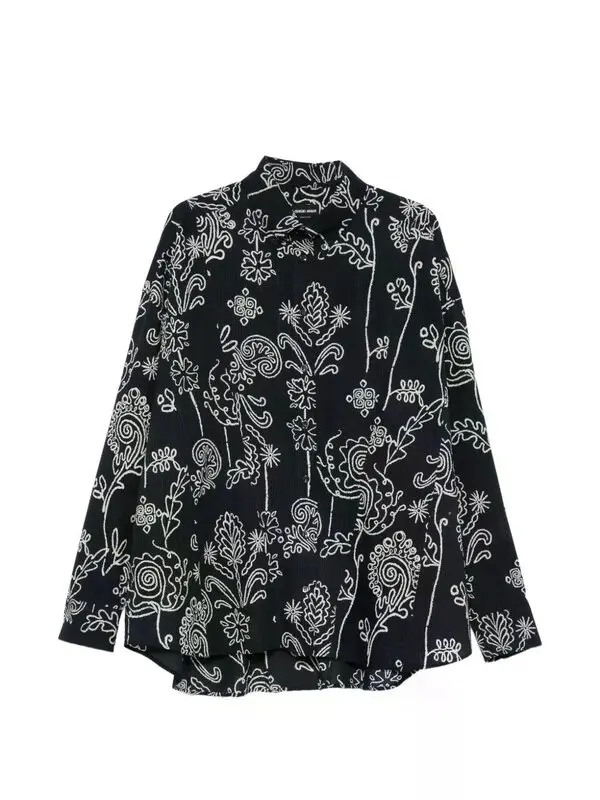 Giorgio Armani Floral-pattern Shirt