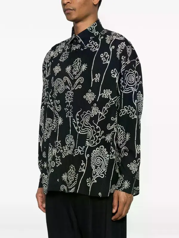 Giorgio Armani Floral-pattern Shirt