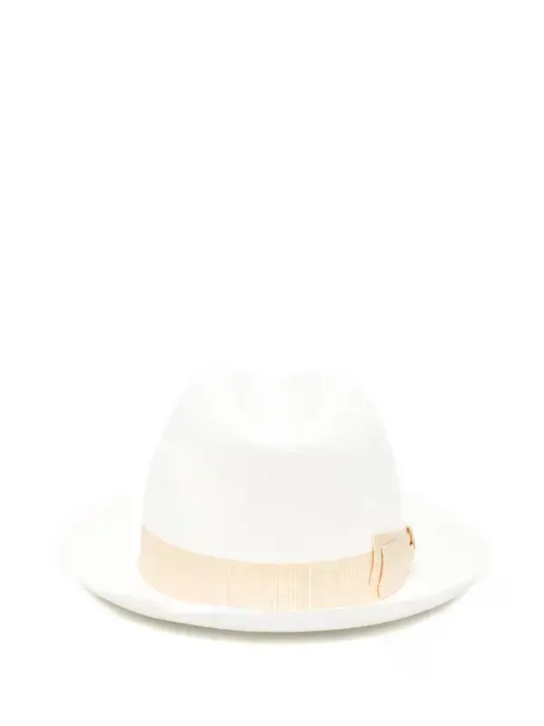Borsalino Monica Ribbon-detail Straw Hat