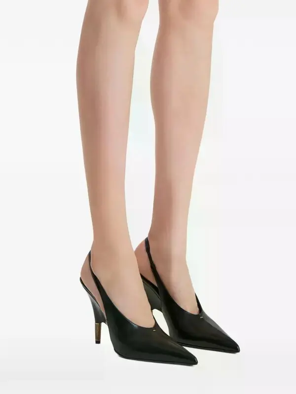 Khaite Bella Slingback Pumps - Black