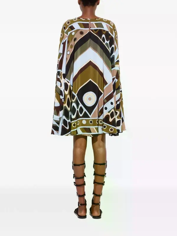 Emilio Pucci Vivara Print Silk Kaftan
