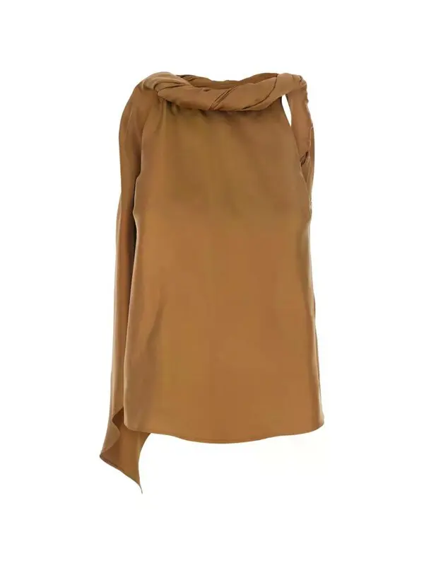 LOULOU Twisted-detail Top