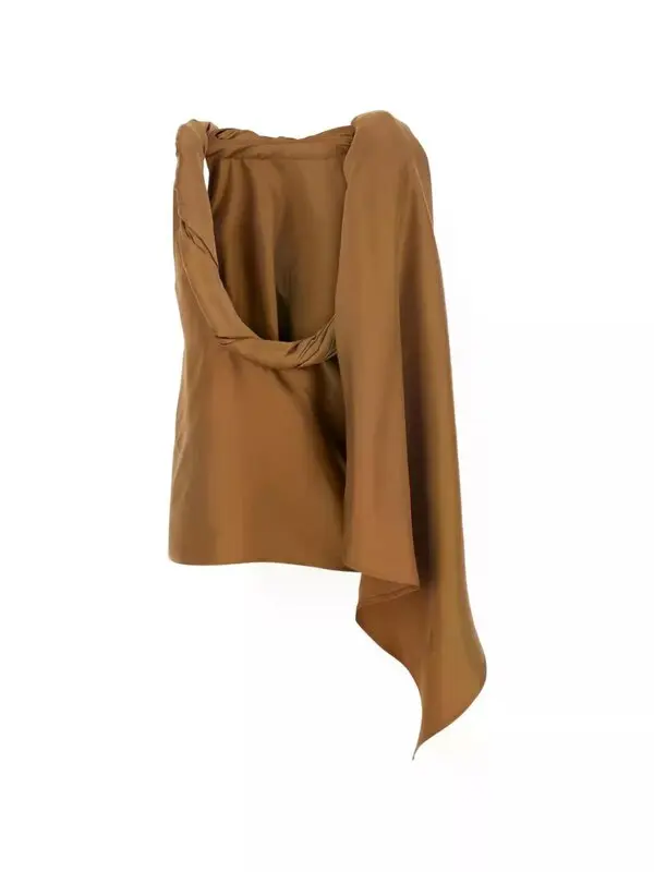 LOULOU Twisted-detail Top