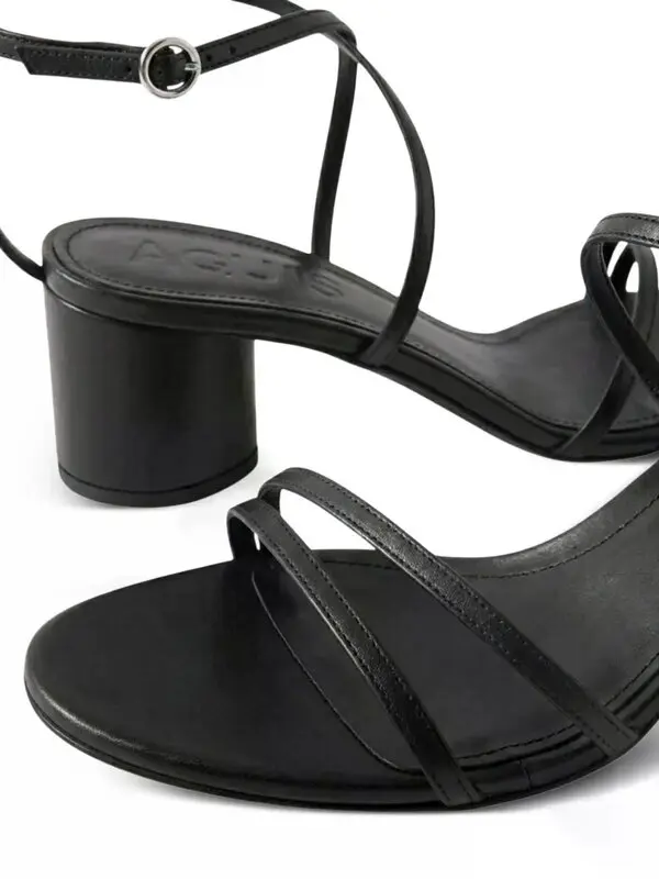 AeydĒ Mirella Ankle-strap Sandals - Black