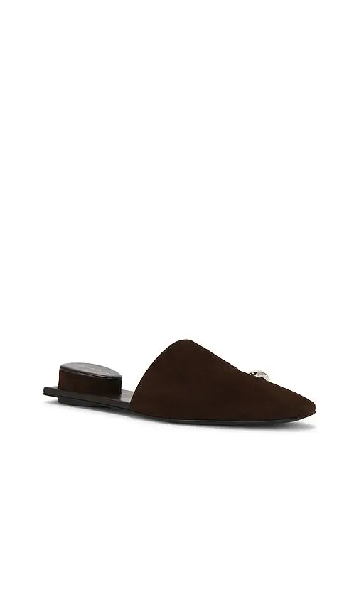 Tory Burch Pierced Mule - Chocolate