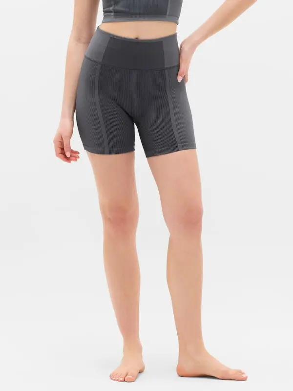 Athleta Recharge Seamless 5" Short - Eclipse/slate Contour
