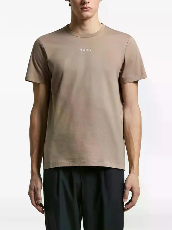 Peserico Crewneck T-shirt - Neutrals