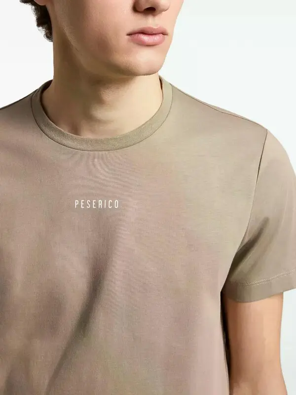 Peserico Crewneck T-shirt - Neutrals
