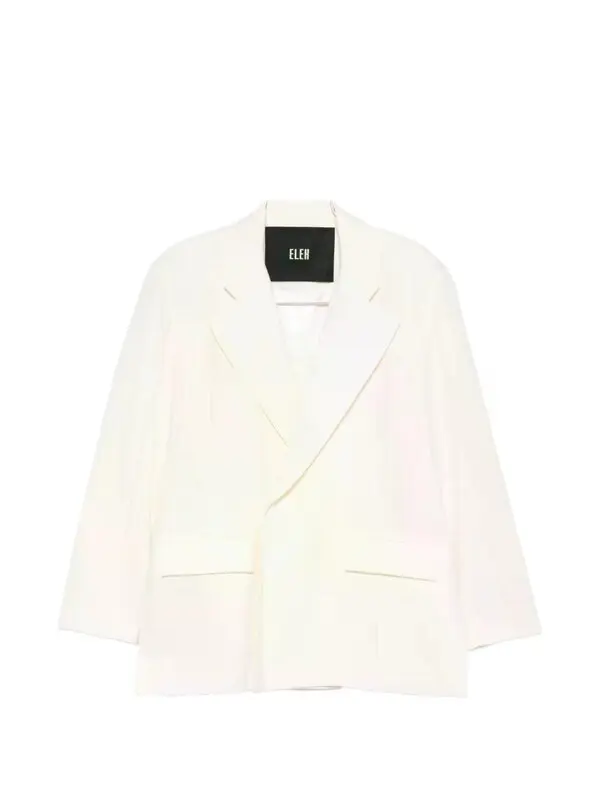 ELEH Flap-pockets Blazer - Neutrals