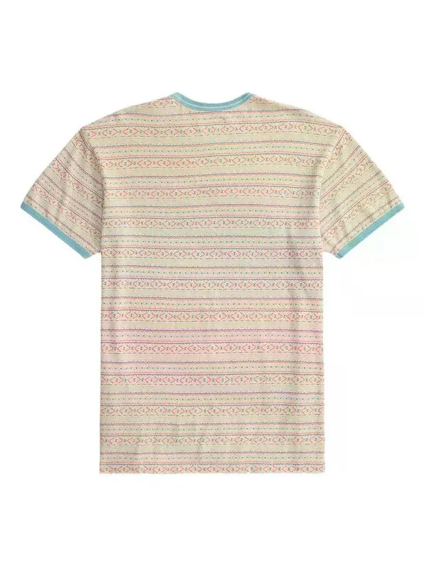 Ralph Lauren Geometric-pattern T-shirt - Neutrals
