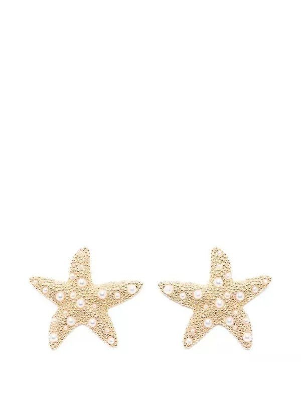 SELF-PORTRAIT Sea Star Stud Earrings - Gold