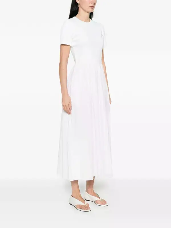 Xirena Crew-neck Midi Dress - White
