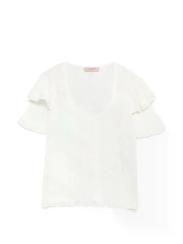 TWINSET Ruffled T-shirt