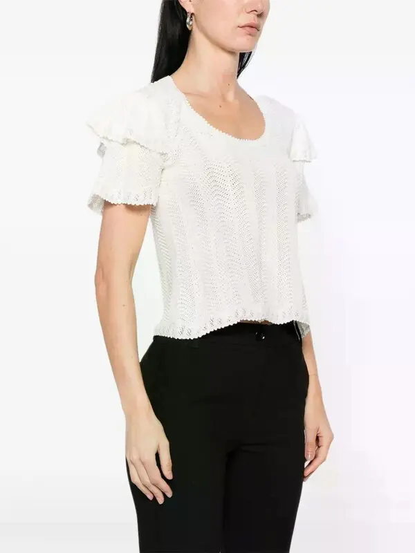 TWINSET Ruffled T-shirt