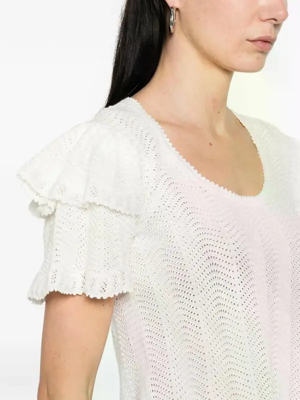TWINSET Ruffled T-shirt