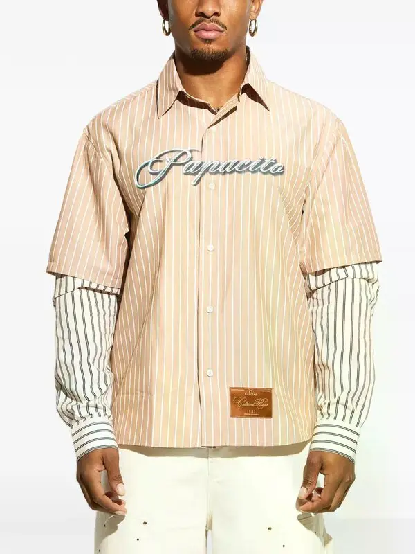 GARCIAS Striped Oversized Shirt