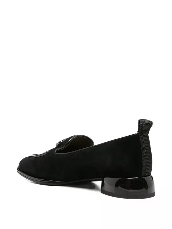 LINDA BAUMANN Appliqué Loafers