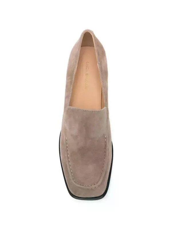 LINDA BAUMANN Square-toe Loafers