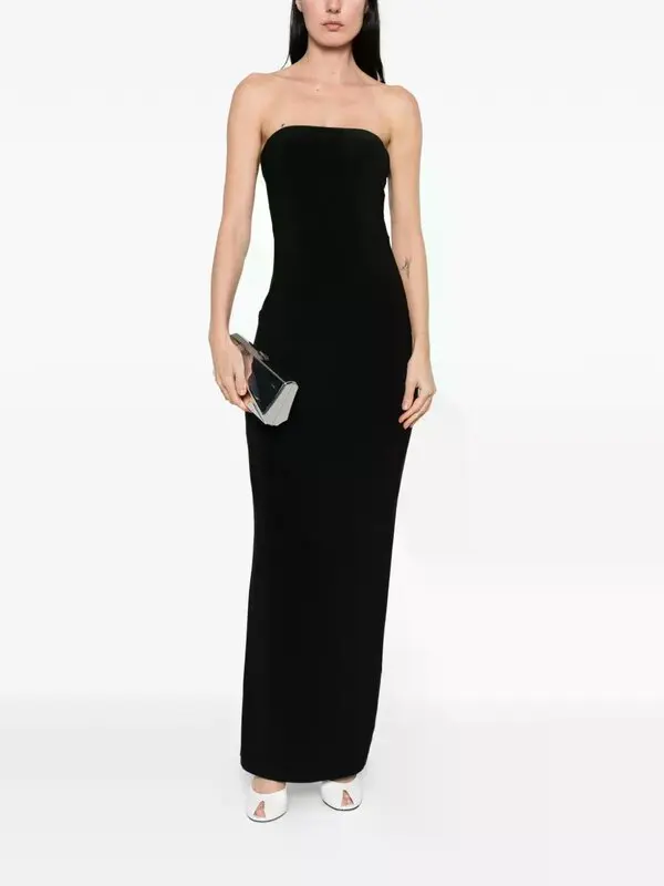 Norma Kamali Strapless Maxi Dress - Black