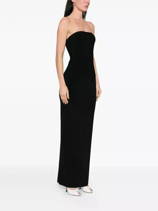 Norma Kamali Strapless Maxi Dress - Black