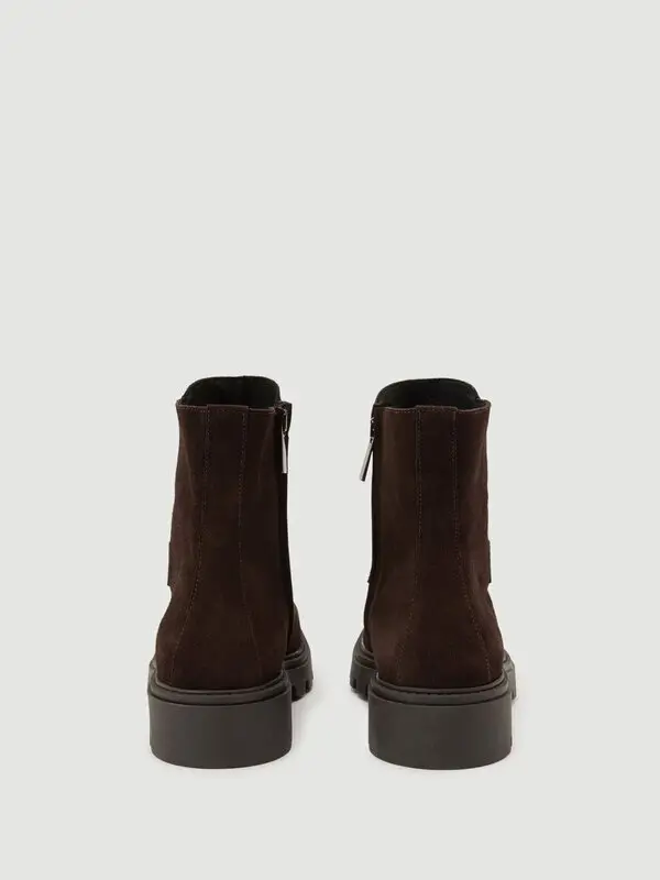 REISS Talia Suede Loafer Ankle Boots
