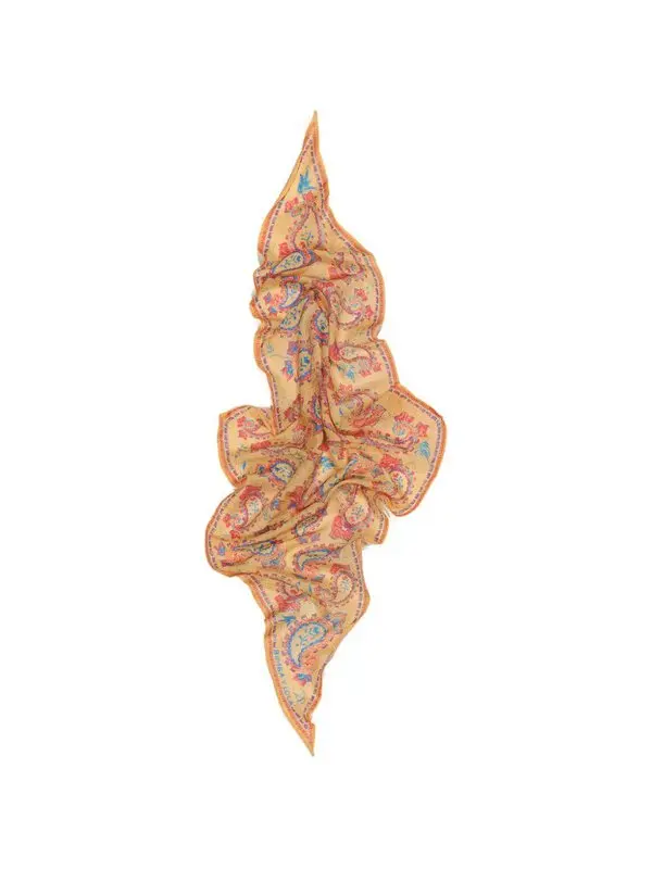 Bimba Y Lola Paisley-print Diamond Scarf