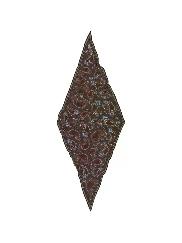 Bimba Y Lola Paisley Diamond Scarf - Brown