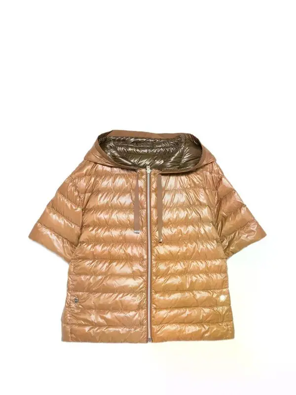 Herno Padded Short Sleeve Jacket - Neutrals