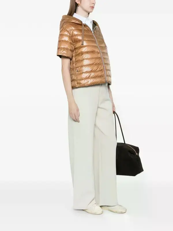 Herno Padded Short Sleeve Jacket - Neutrals