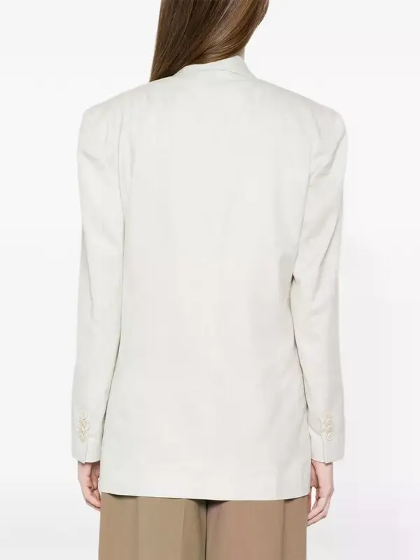 LARDINI Double-breasted Jacket - Neutrals