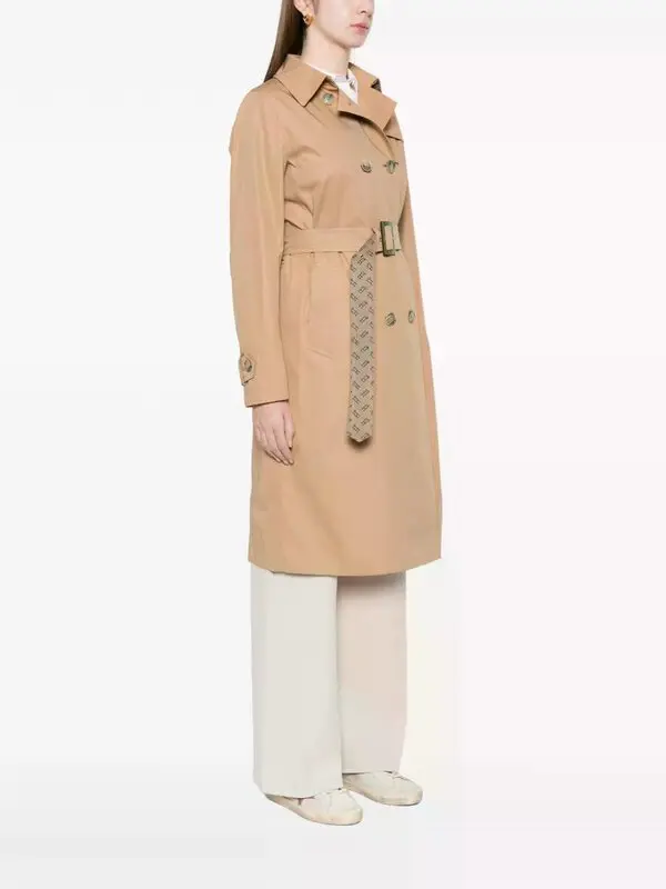 Herno Double-breasted Coat - Neutrals