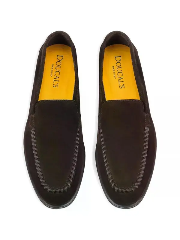 DOUCAL'S Suede Loafers - Brown