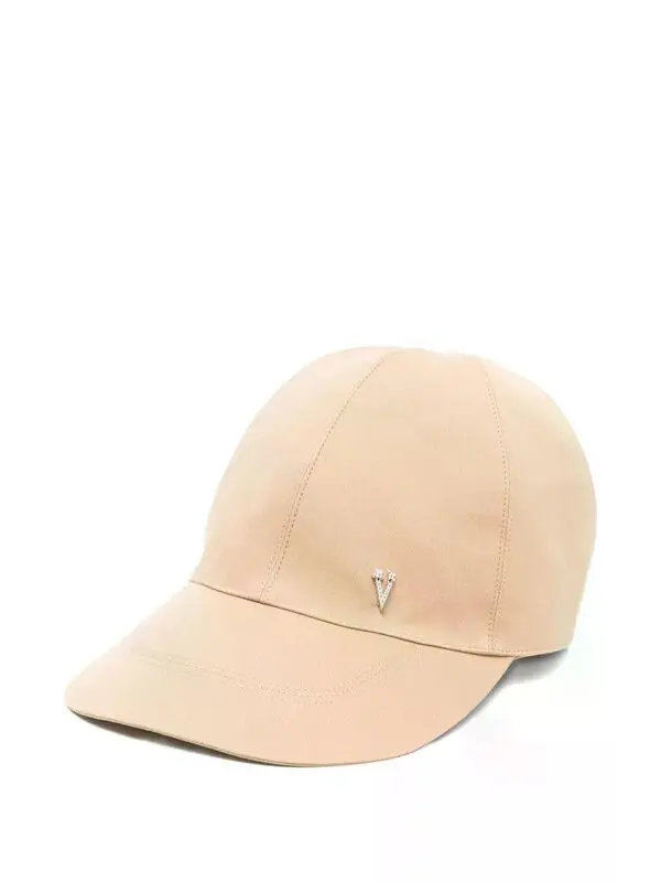 YVMIN Logo Appliqué Baseball Cap - Neutrals
