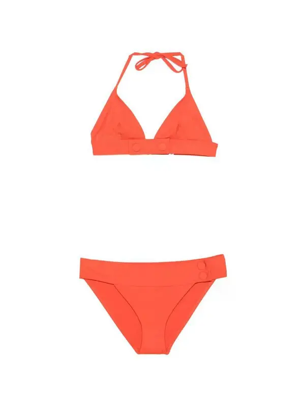 ERES Button-embellished Bikini - Orange