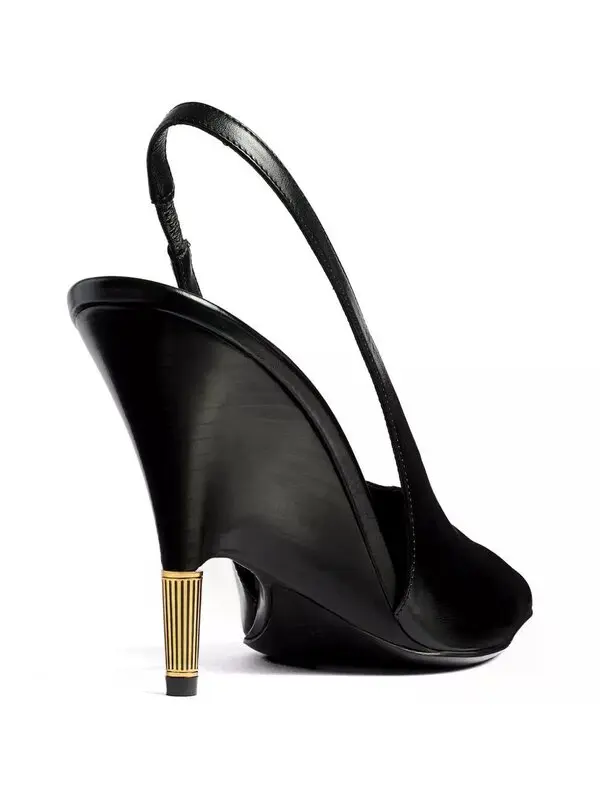 Khaite Bella Slingback Pumps - Black