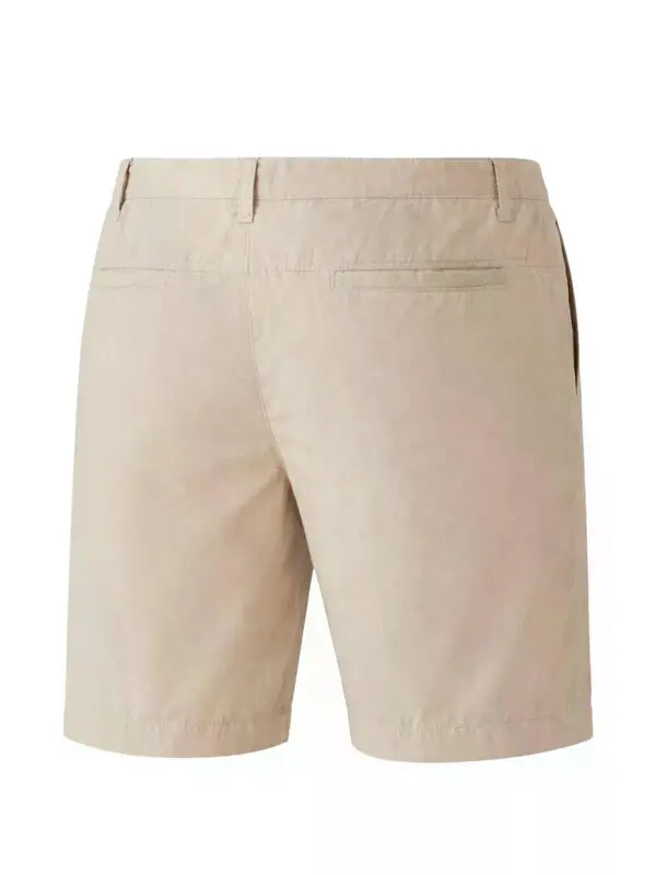 Emporio Armani Logo-patch Shorts - Neutrals
