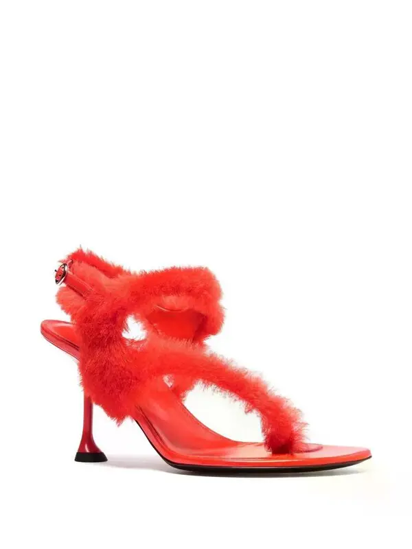 Proenza Schouler Tee Thong Sandals - Red
