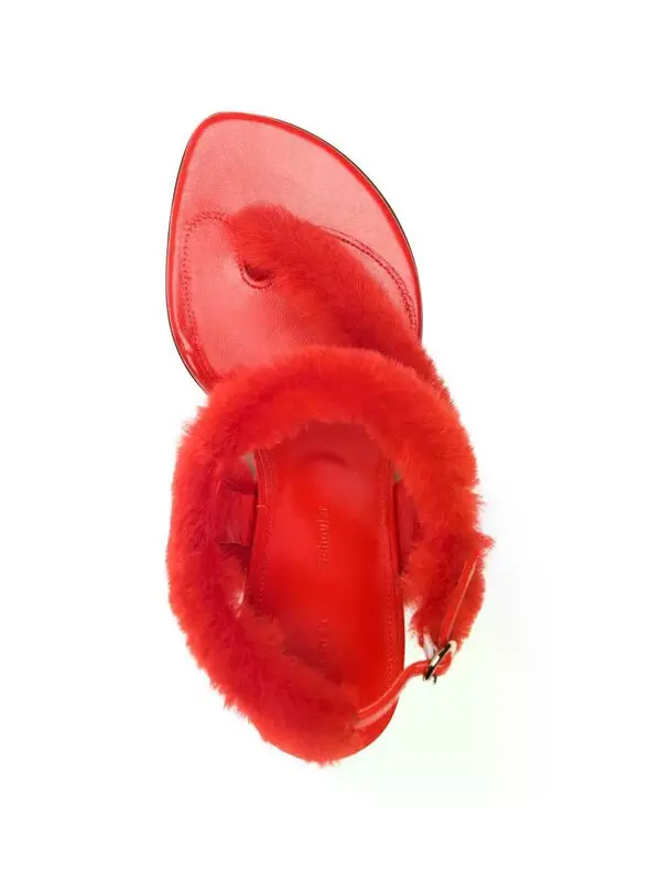 Proenza Schouler Tee Thong Sandals - Red