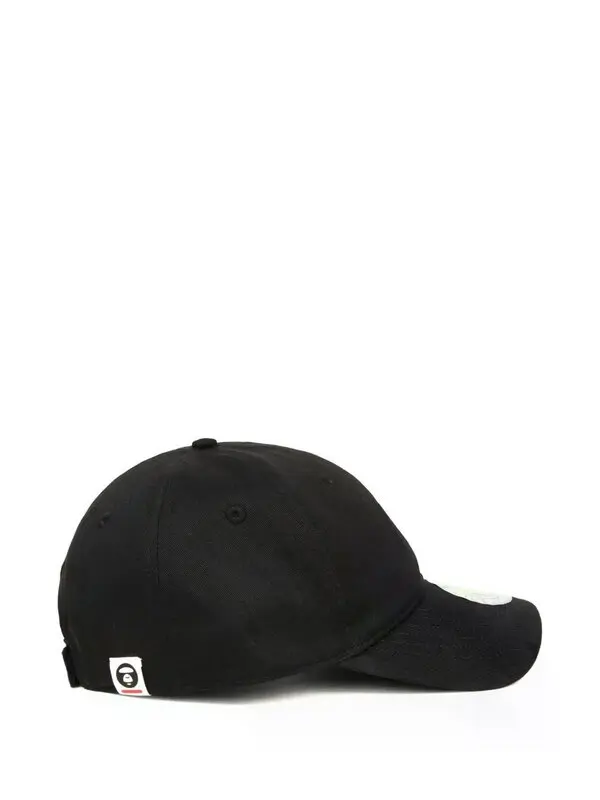 AAPE BY *A BATHING APE Logo Baseball Cap - Black