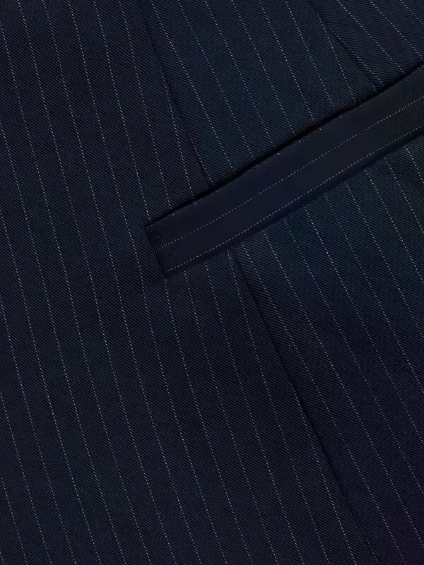 L'Agence Therese Pinstripe Blazer - Blue