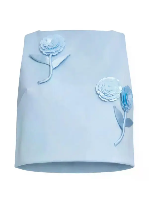 SELF-PORTRAIT Floral Appliqué Top