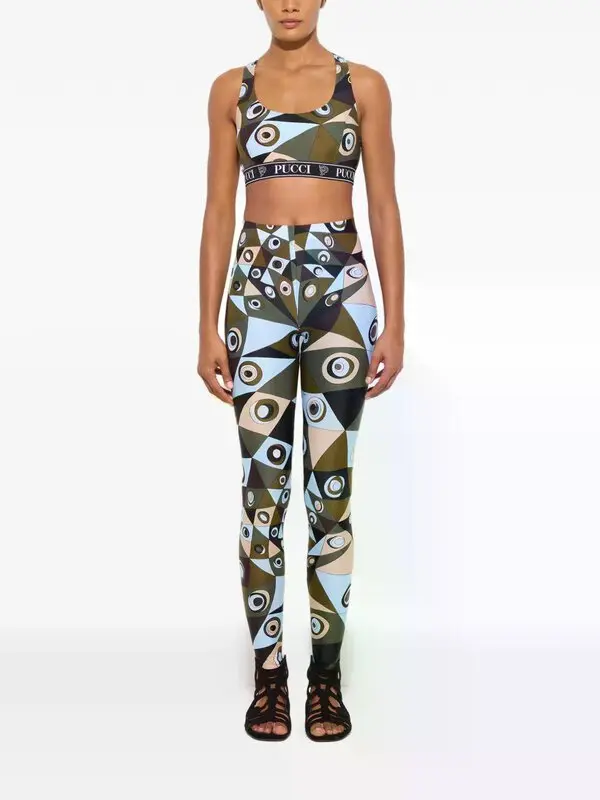 Emilio Pucci Occhi-print Top - Green