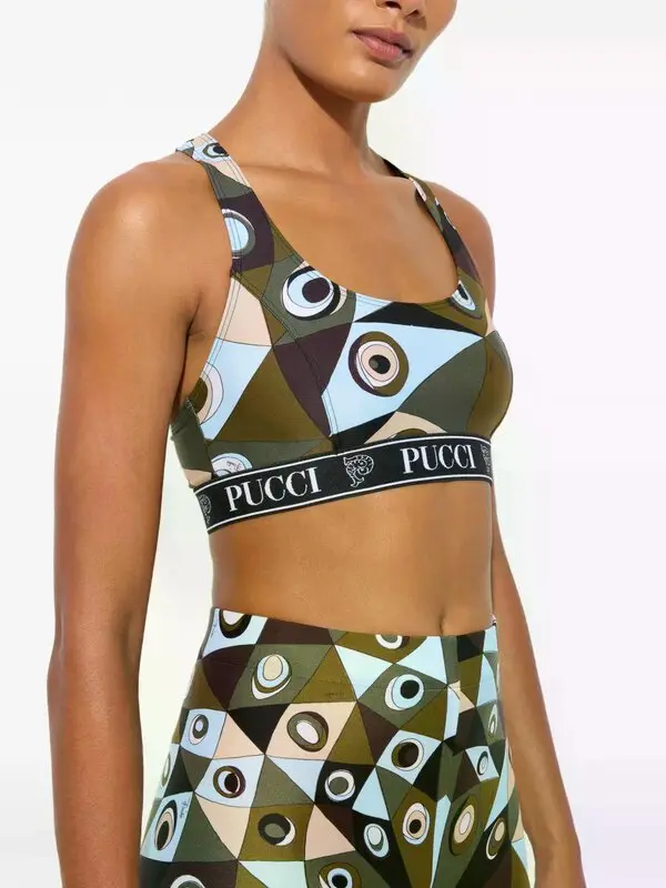 Emilio Pucci Occhi-print Top - Green