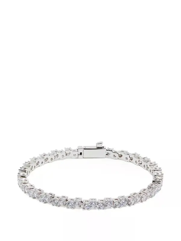 CERNUCCI Crystal-embellished Tennis Bracelet - Silver