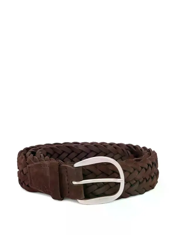 ORTIGNI Braided Belt - Brown